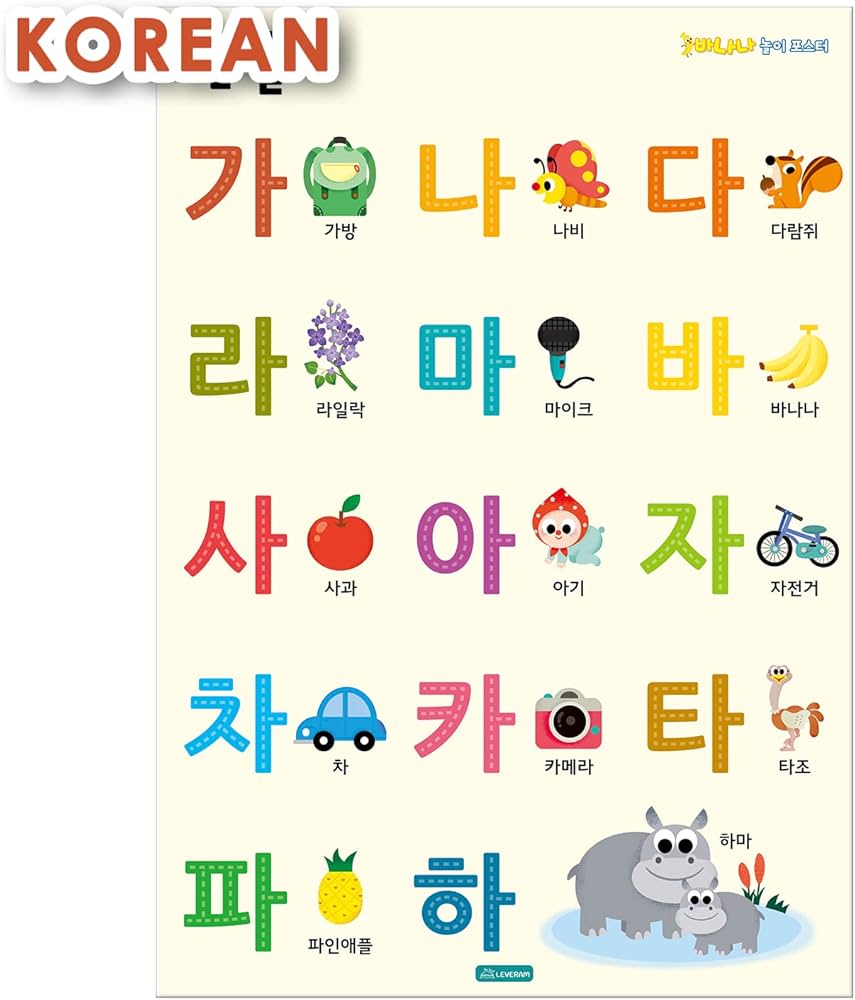 Hangul Alphabet For Kids