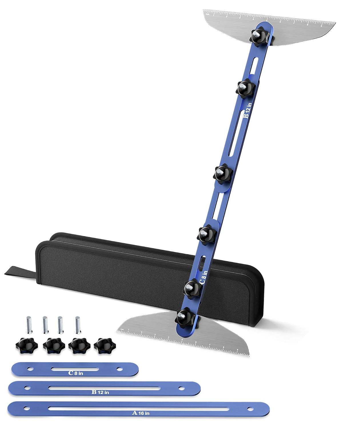 Snapklik.com : Stair Measurement Tool Precision Stair Tread Template ...