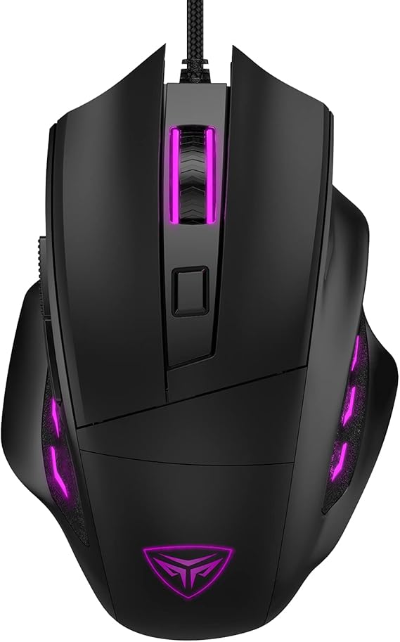 CP3 PC Maus 3200 DPI einstellbare 4 LED Gaming Maus mit 6 Tasten Laptop ...