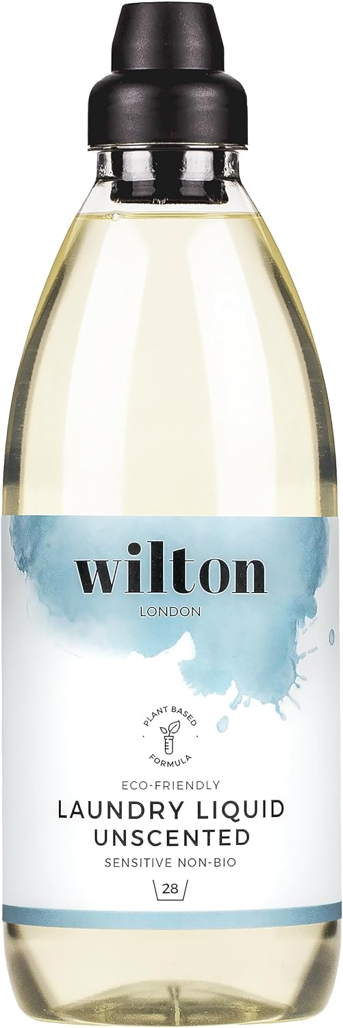 Wilton London Eco Friendly Unscented Laundry Liquid 28 Washes - Non-Bio ...