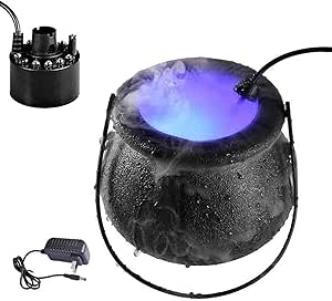 Amazon.com: Axfbim Halloween Party Mist Maker, Halloween Witch Light ...