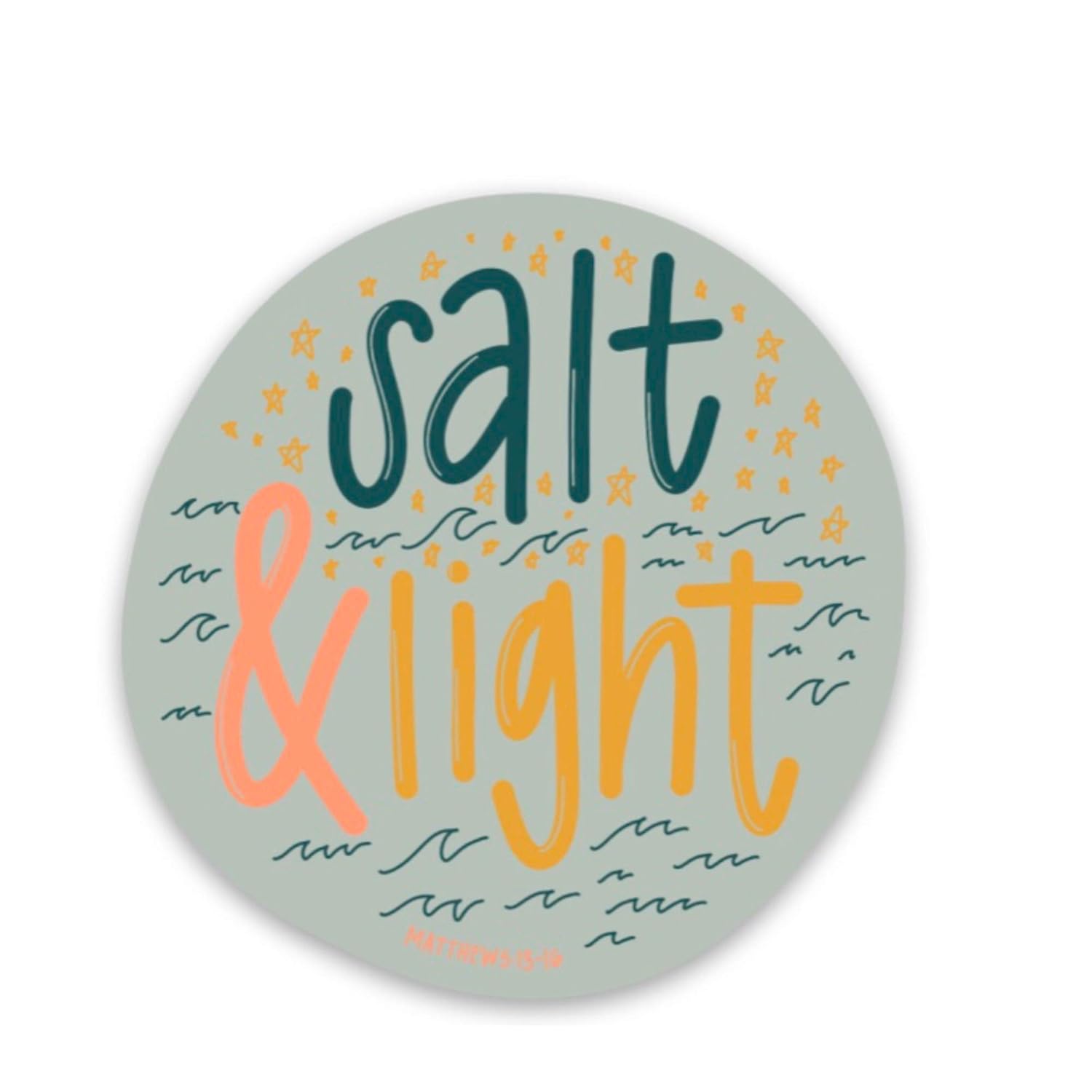 Amazon.com: Swaygirls Salt and light sticker | Christian stickers about ...