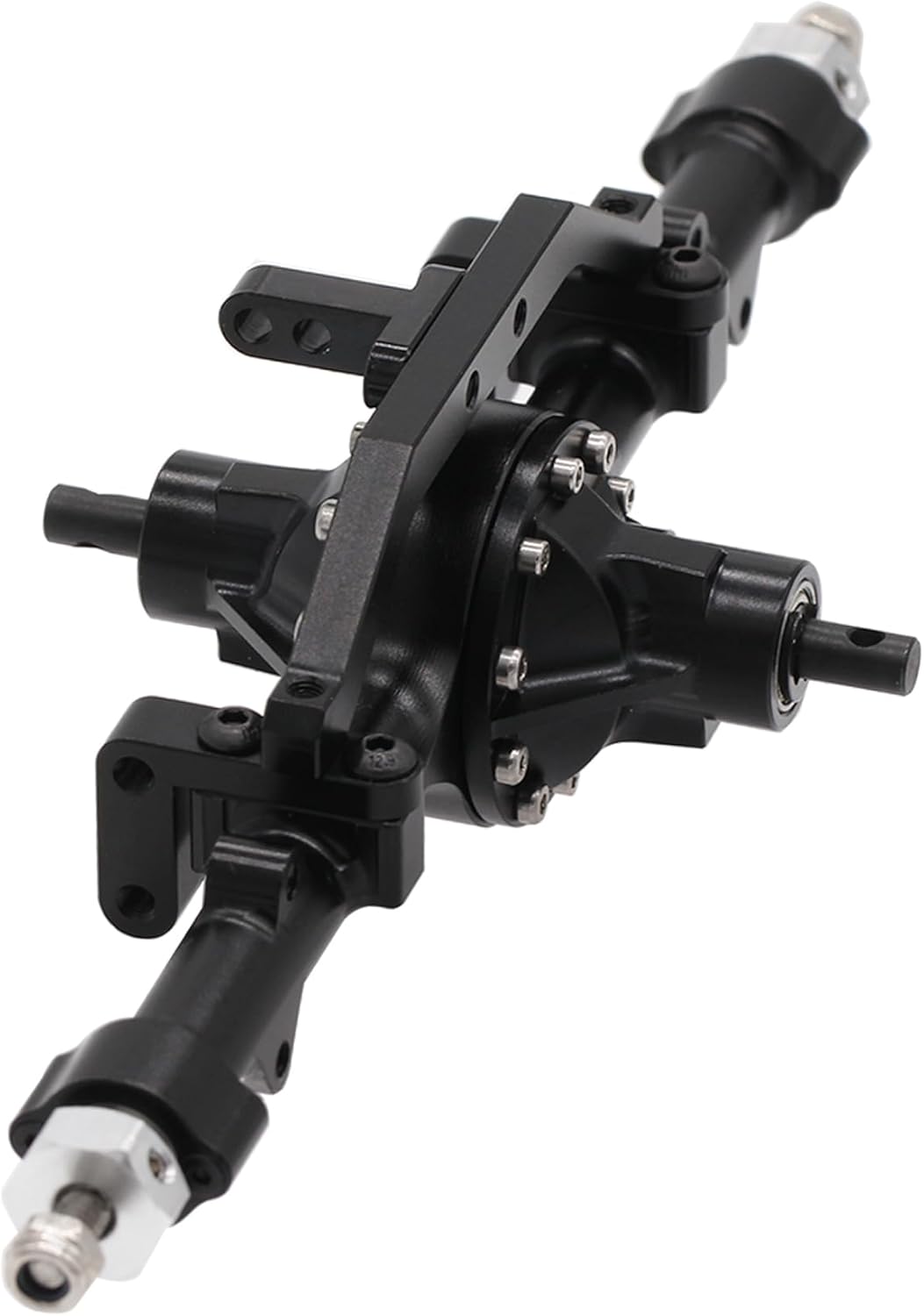 Amazon.com: AMK Aluminum 1/10 RC Crawler Axle Complete Front Rear Set ...