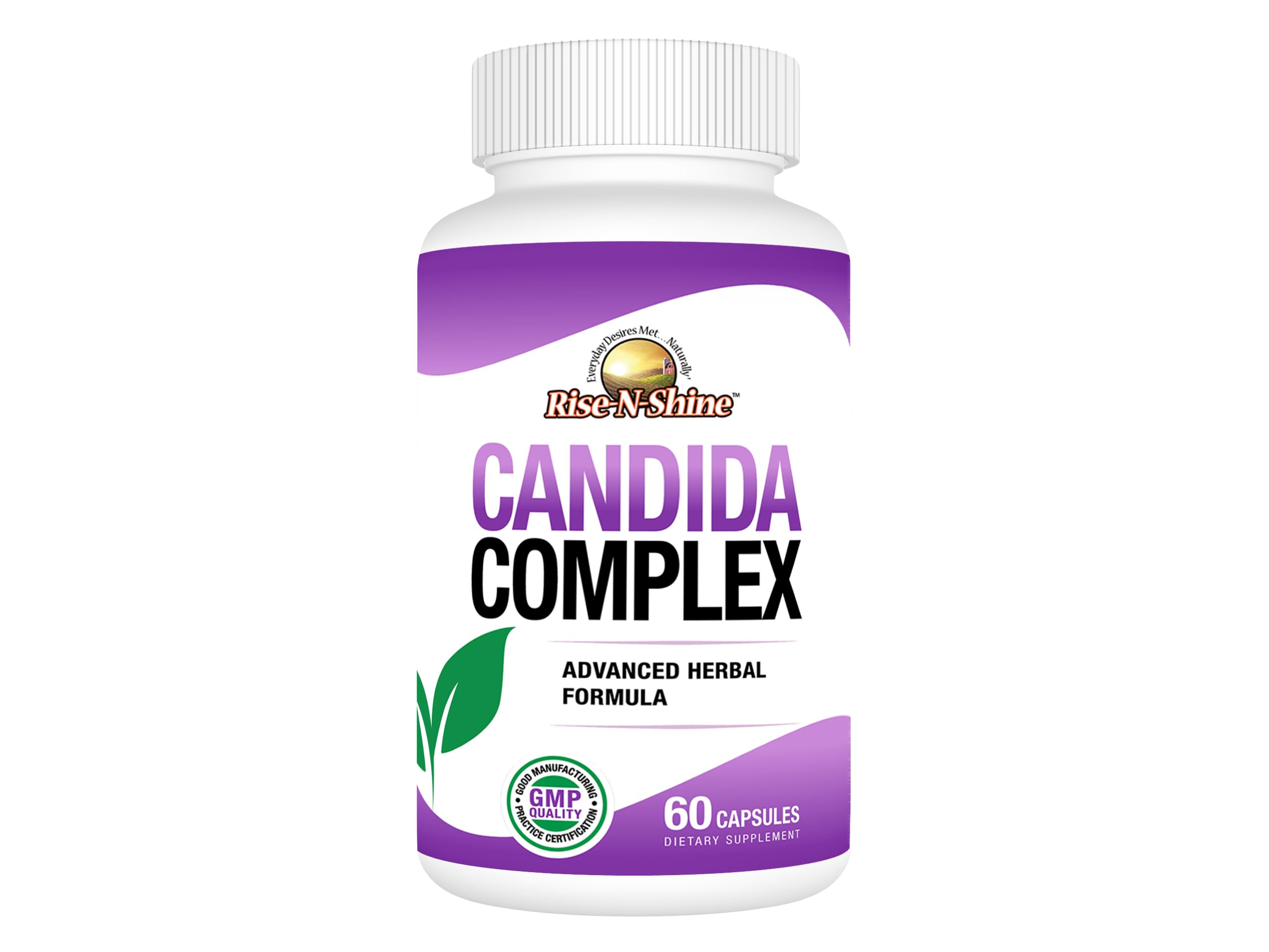 Amazon.com: Rise-N-Shine Candida Support Supplement -60 Capsules ...
