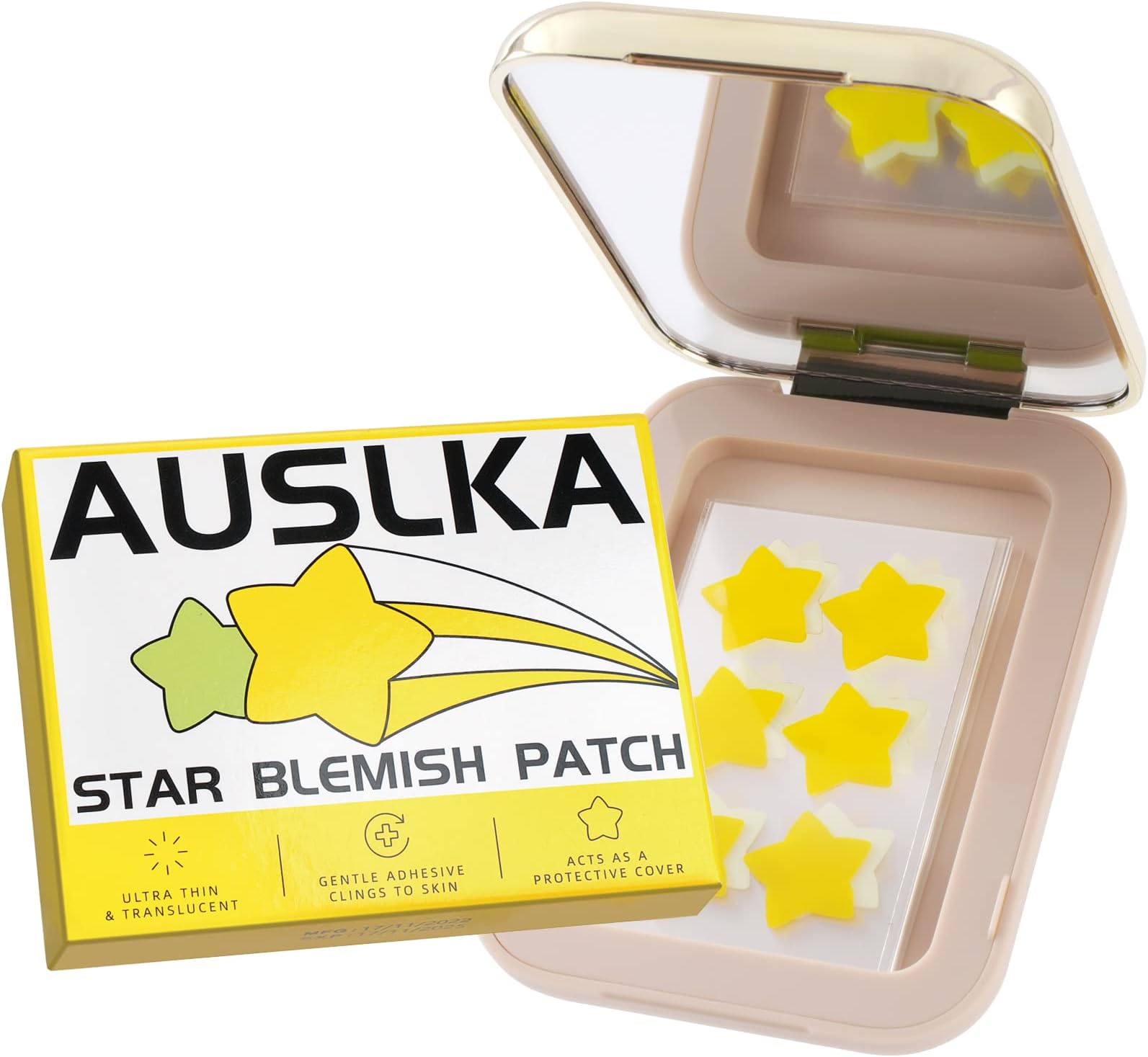 Starface World XL Big Star, Large Hydrocolloid Pimple Patches, Absorb ...