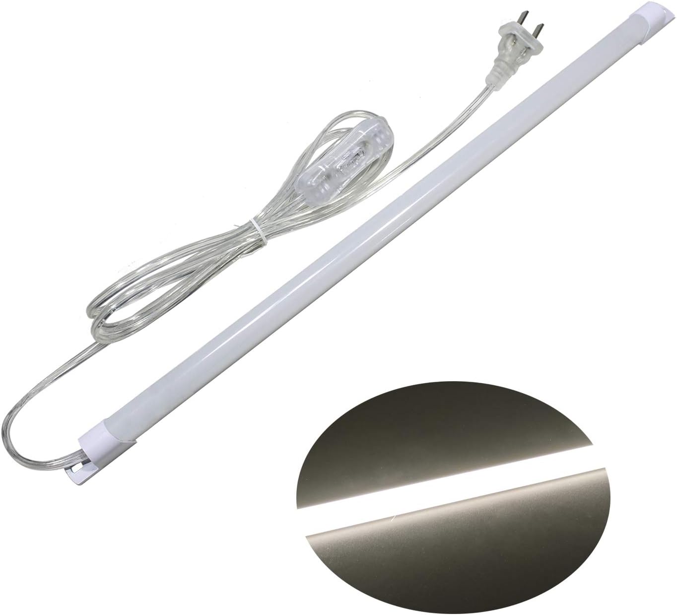 STBTECH Luces LED de 110 V para debajo del gabinete, iluminación LED de ...