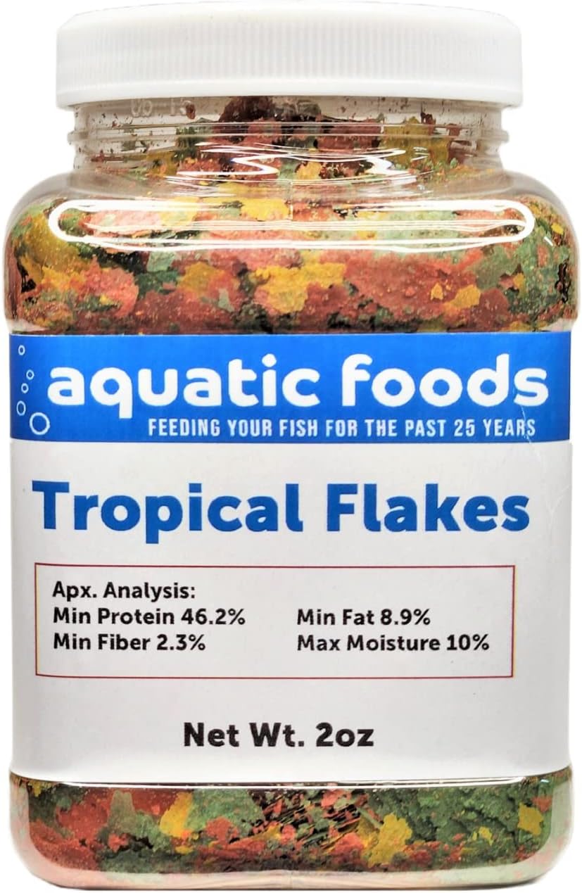 Amazon.com : Premium Tropical Fish Flakes, for All Community Tropical ...