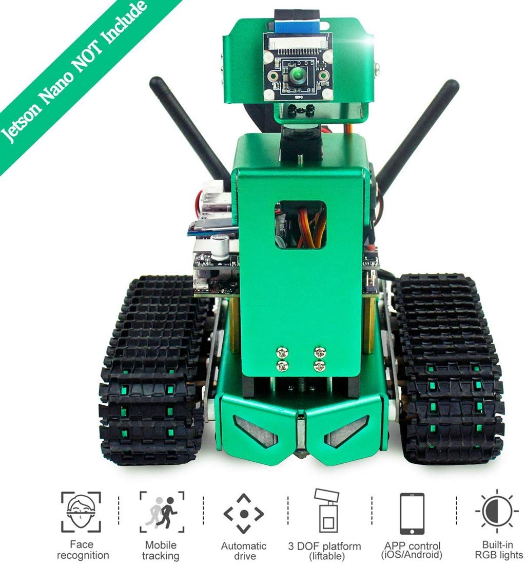 Buy HARLT AI Robot for NVIDIA Jetson Nano, Coding Robotics Kit with ...