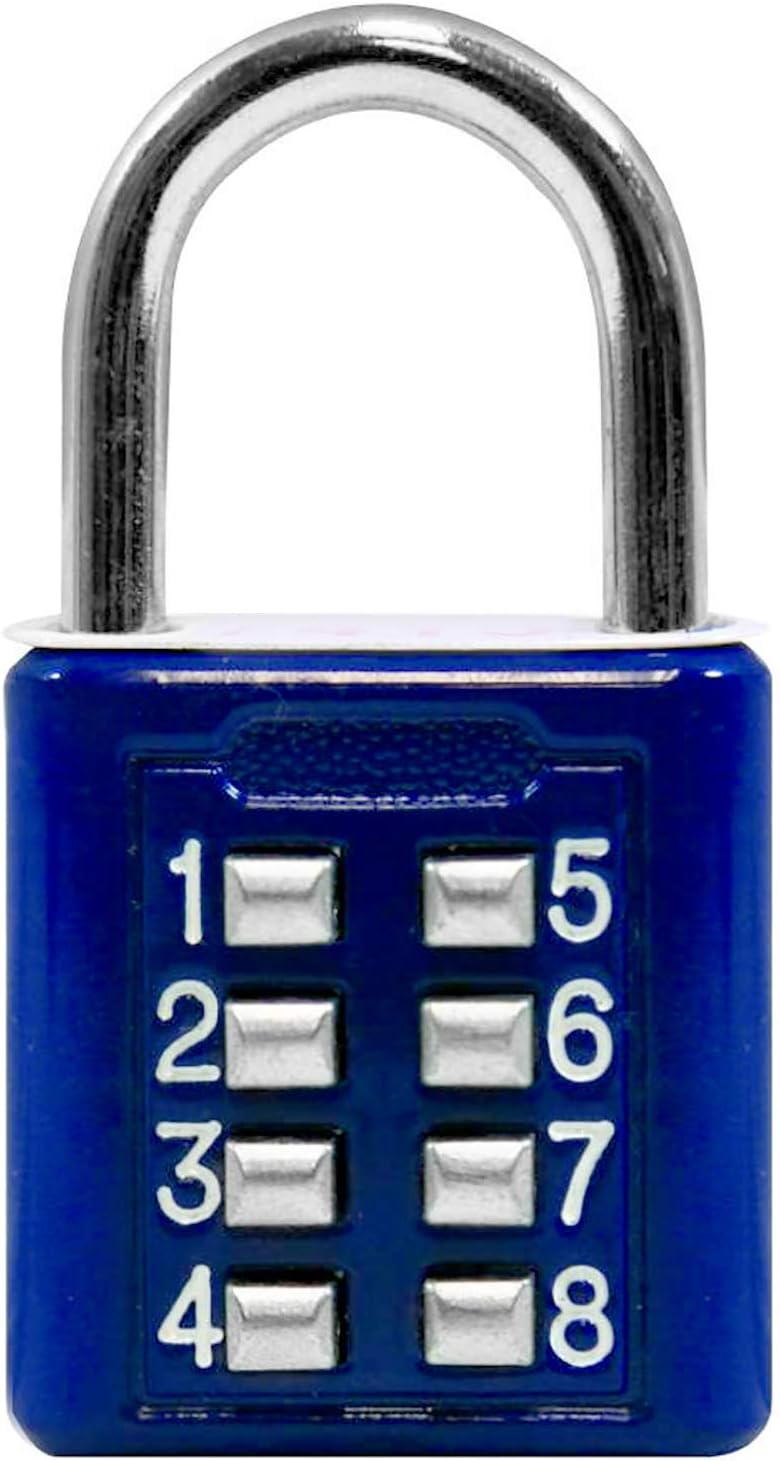 Guard Security Combination Lock | 8 Digit Push Button Padlock | Secure ...