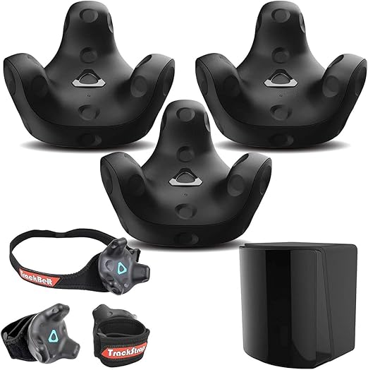 Amazon.com: HTC 3 Pack Vive Tracker (3.0) - with HTC Vive SteamVR Base ...