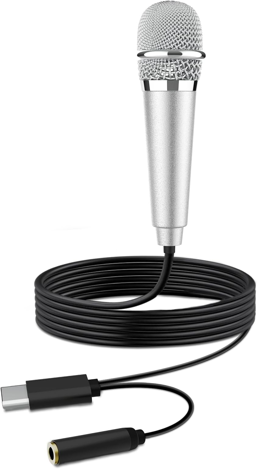 Amazon.com: Frienda 4 Pieces Mini Microphone Portable Vocal Microphone ...