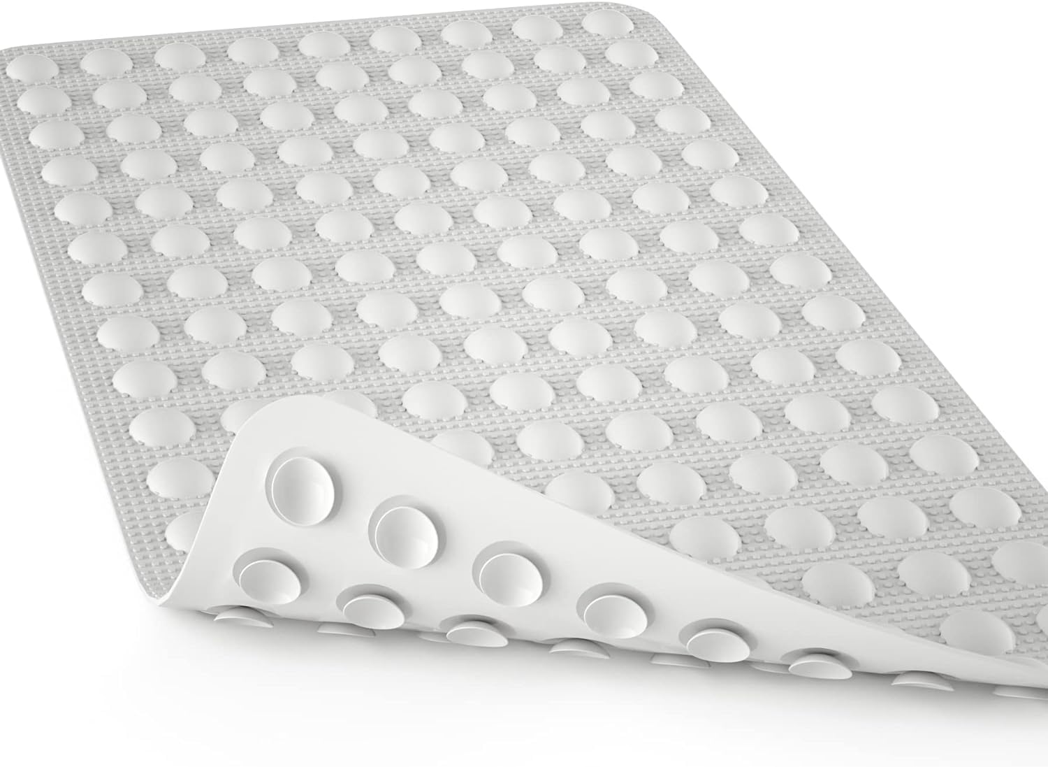 Dolphy Bathtub Mat - Silicone Soft & Safe Bath/Shower Mat with Suction ...
