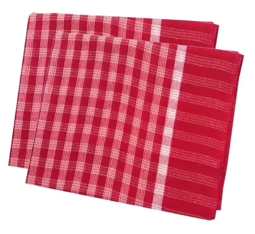 Buy Suti Cotto Red Gamcha for Pooja, Pandit Ji Gamcha, Cloth for Pooja ...
