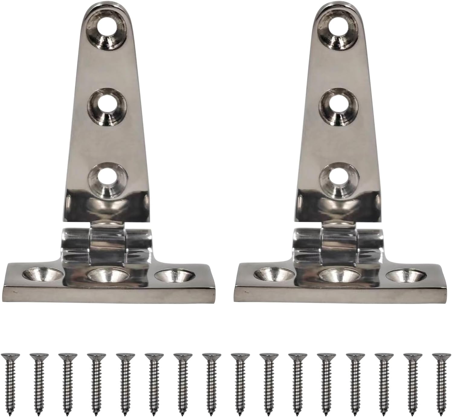 Miayaya 2 Pack Marine Grade T Hinge 4 Inch Heavy Duty 316 Stainless ...