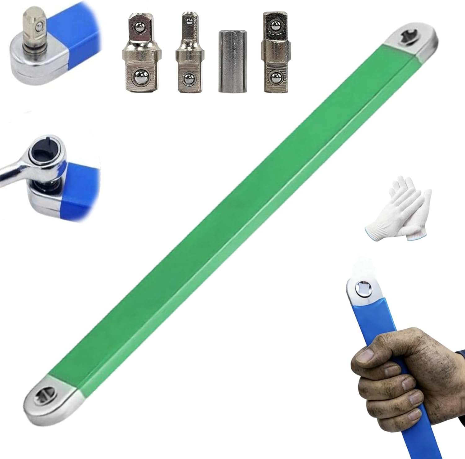 Pro - Offset Extension Wrench, Impact Ready Socket Wrench Ratchet ...