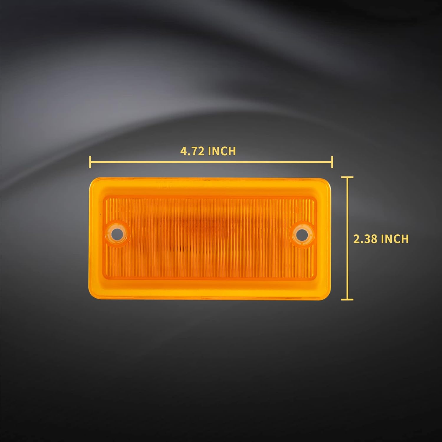 EVERESTHD Luces de techo de cabina ámbar con 4 LED para Freightliner ...
