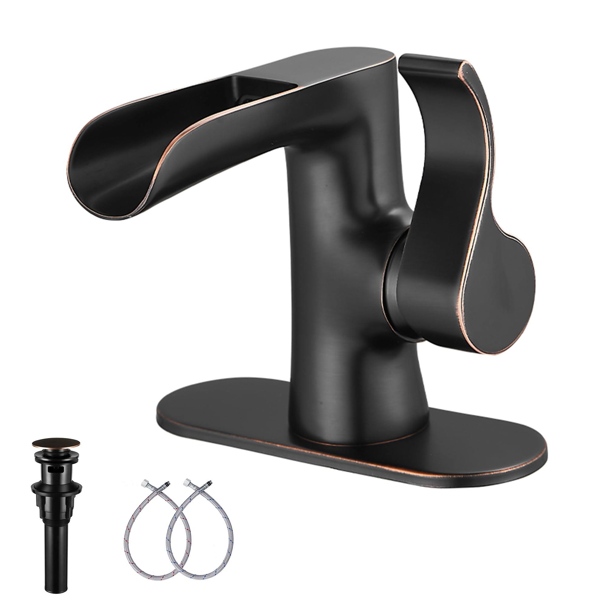 Snapklik.com : Single Handle Bathroom Faucet Oil Rubbed Bronze ...