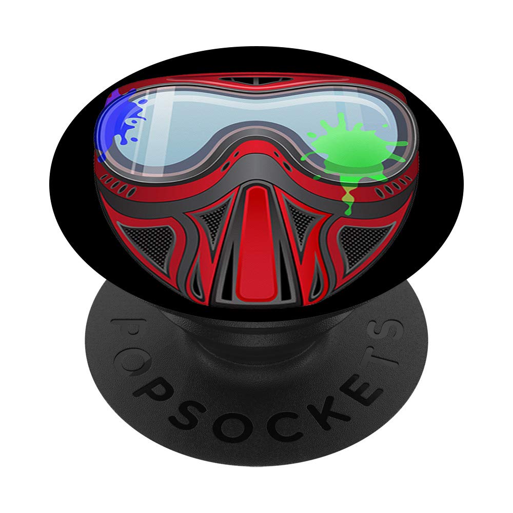 Paintball Splatter On Mask