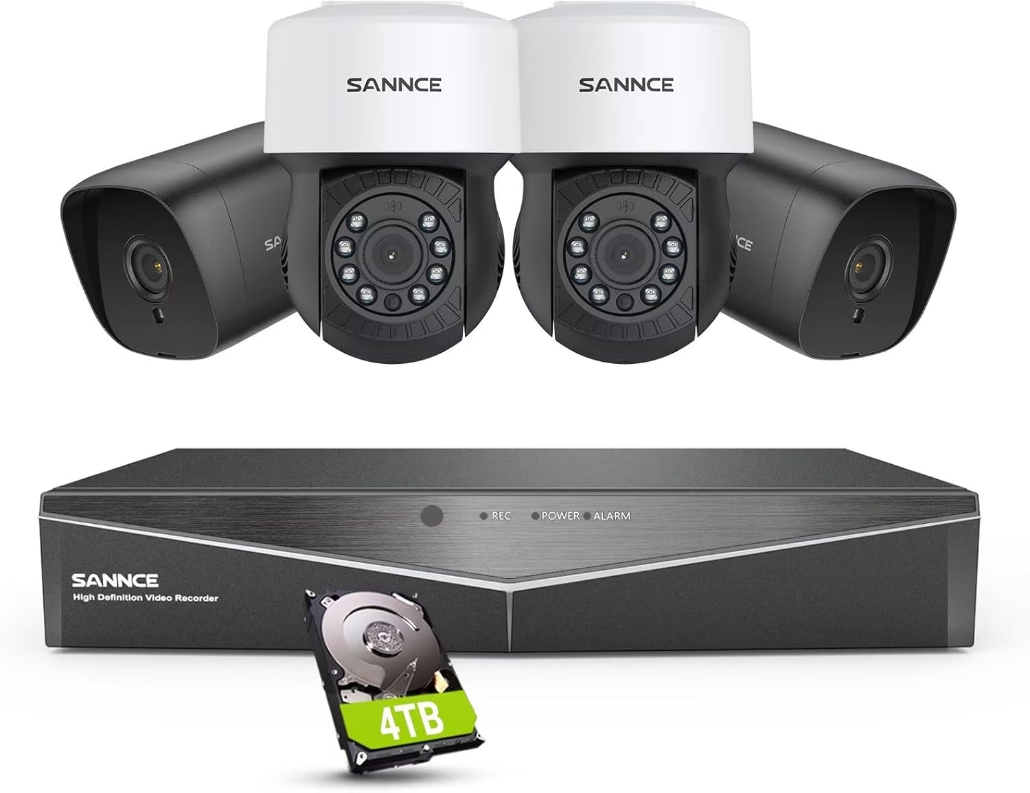 Amazon.com : SANNCE 8 Channel Security CCTV Camera System 1080P, 2MP ...
