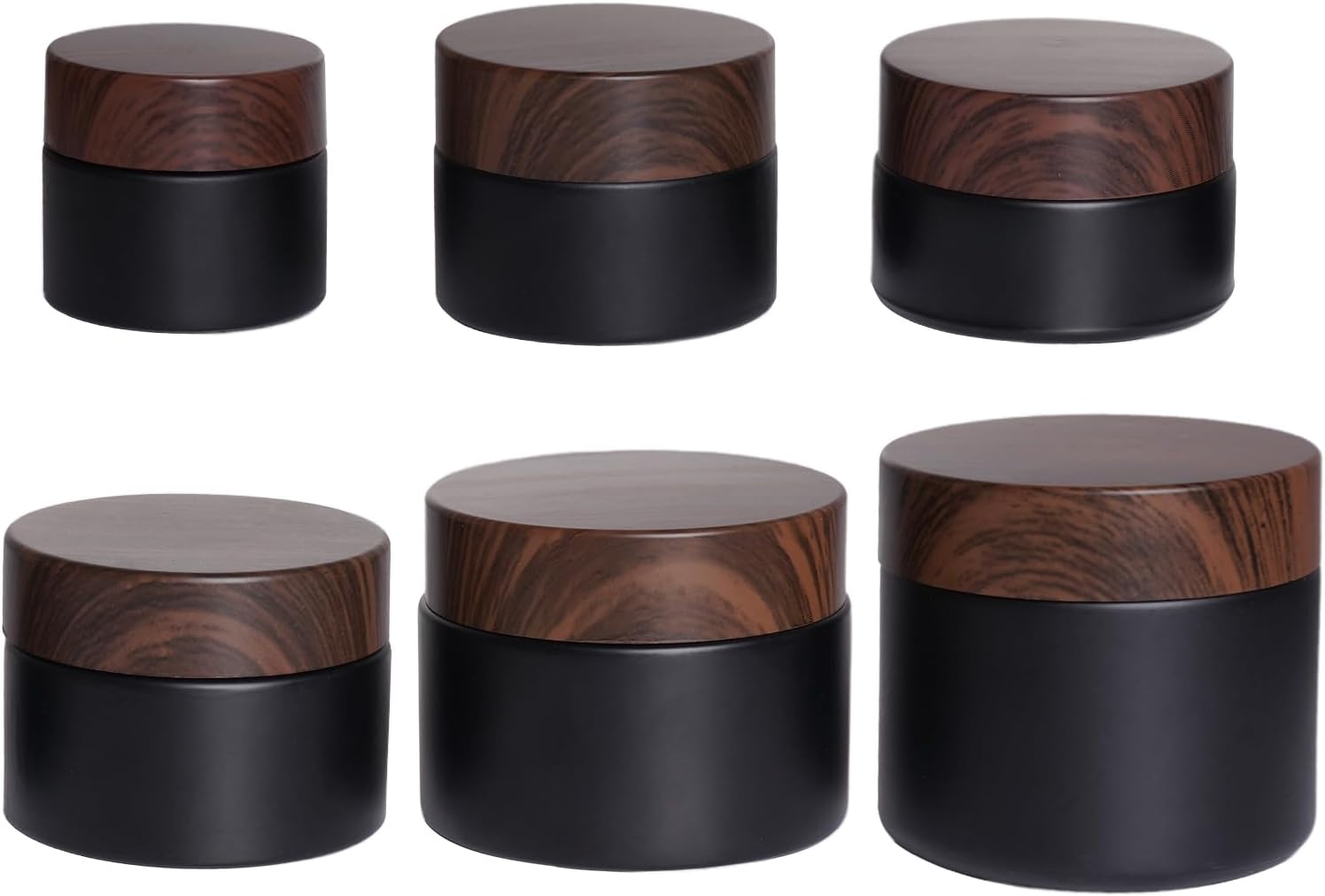 Amazon.com: Miayon 6Pcs Small Travel Lotion Containers with lids Glass ...