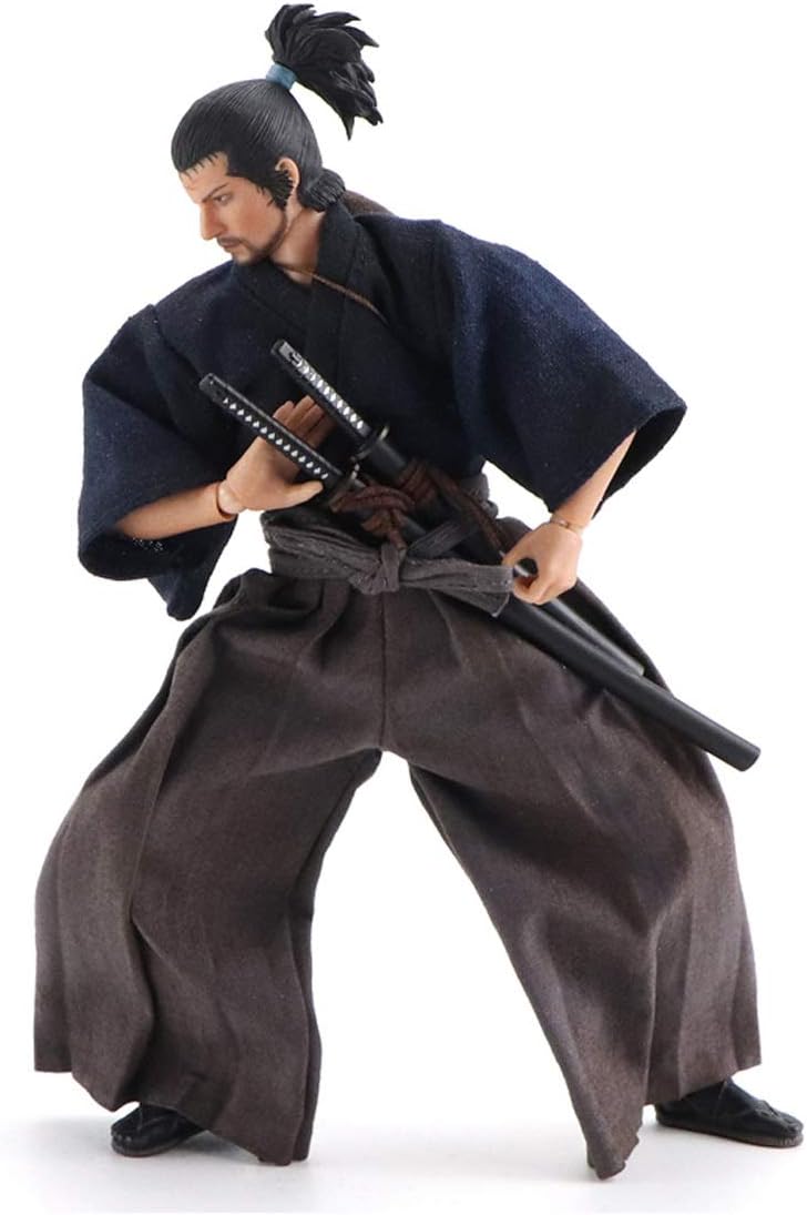 Japanese Samurai BH007 1/12 Soldier Model The Ronin Miyamoto Musashi ...