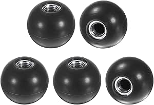 Amazon.com: M METERXITY 5-Pack Threaded Ball Knobs, M10 Female Thread 35mm Dia. Thermoset Ball ...