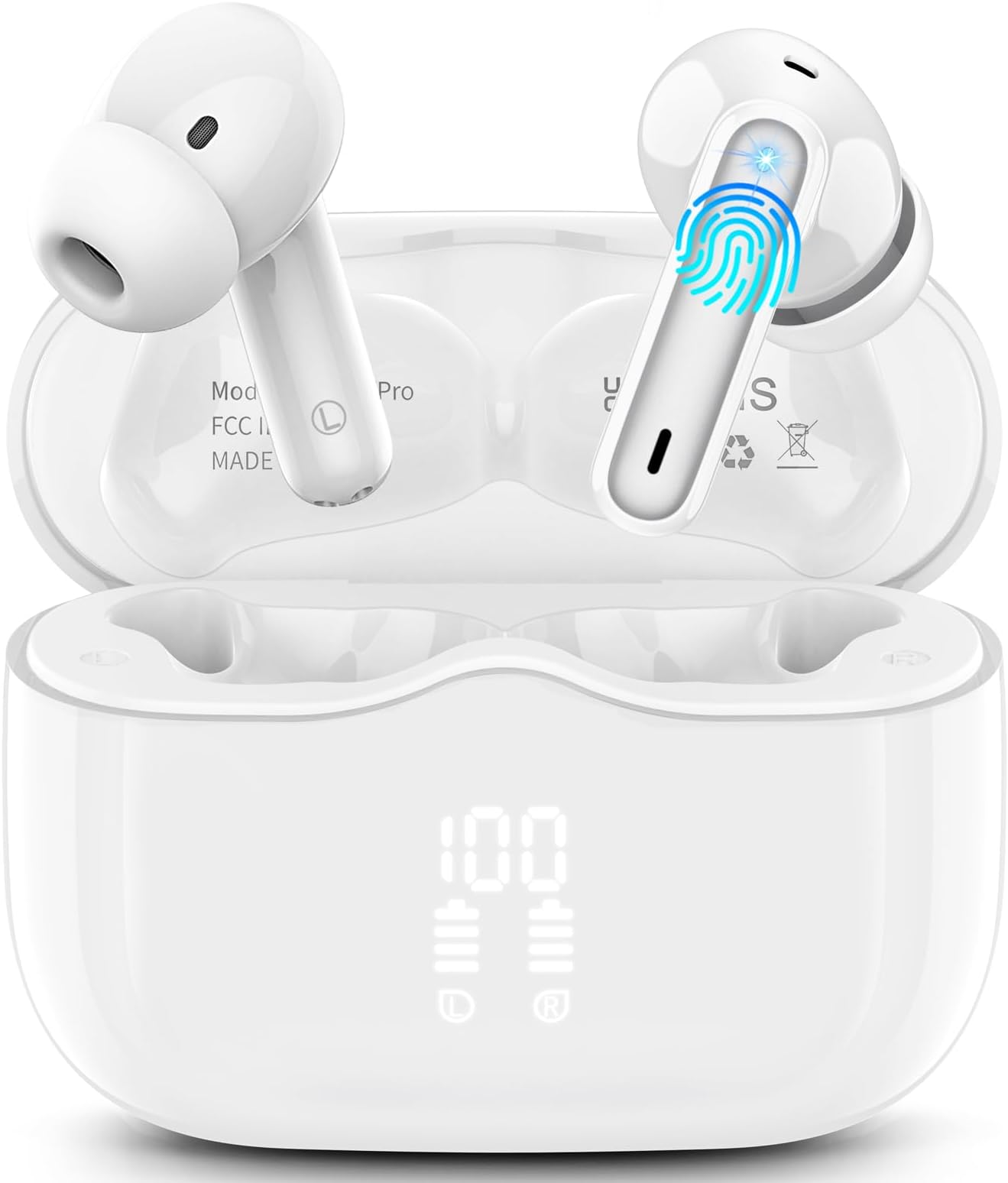 Amazon.com: Wireless Earbuds, Bluetooth 5.4 Headphones in Ear with 4 ...
