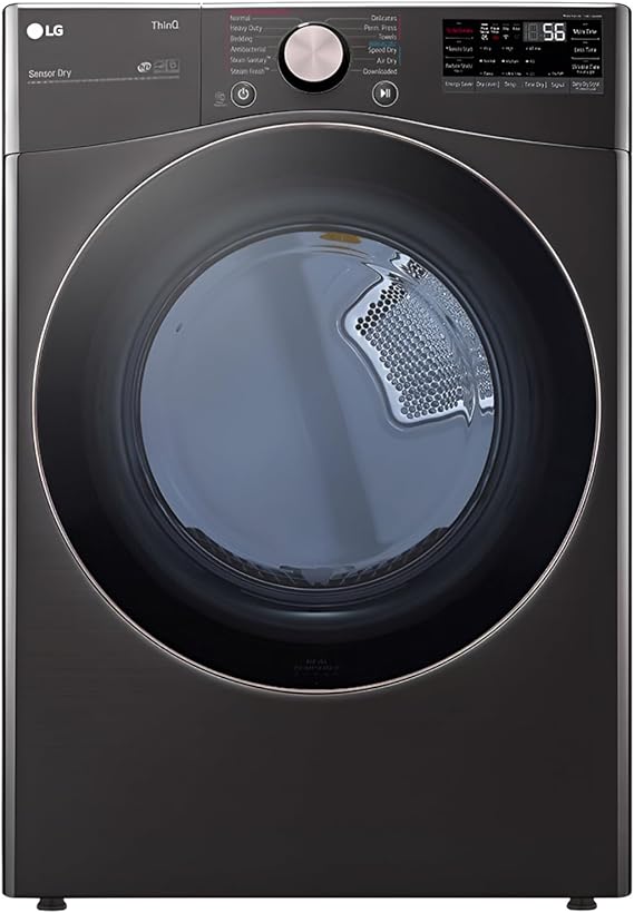 Amazon.com: LG DLEX4000B 7.4 cu. ft. Ultra Large Capacity Smart Wi‑Fi ...