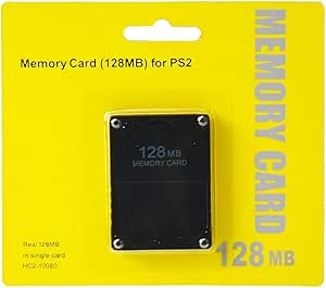 Ruitroliker 128MB High Speed Memory Card for Playstation 2 PS2 Black ...