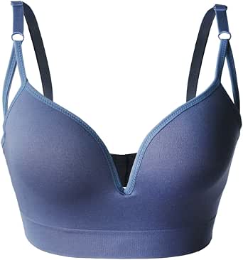Women's Active Workout Wirefree Comfort Seamless Support Sports Bra ...