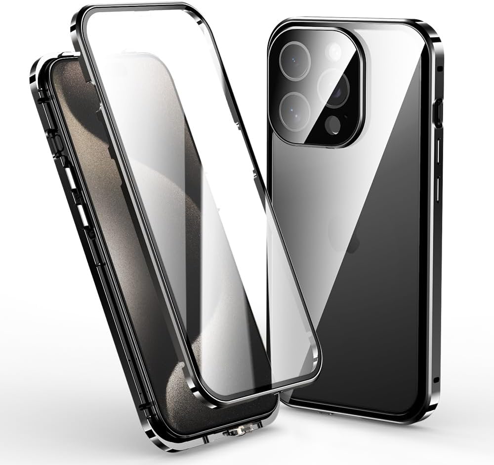 AnMengXinLing Funda de doble protección para iPhone 15 Pro, con ...