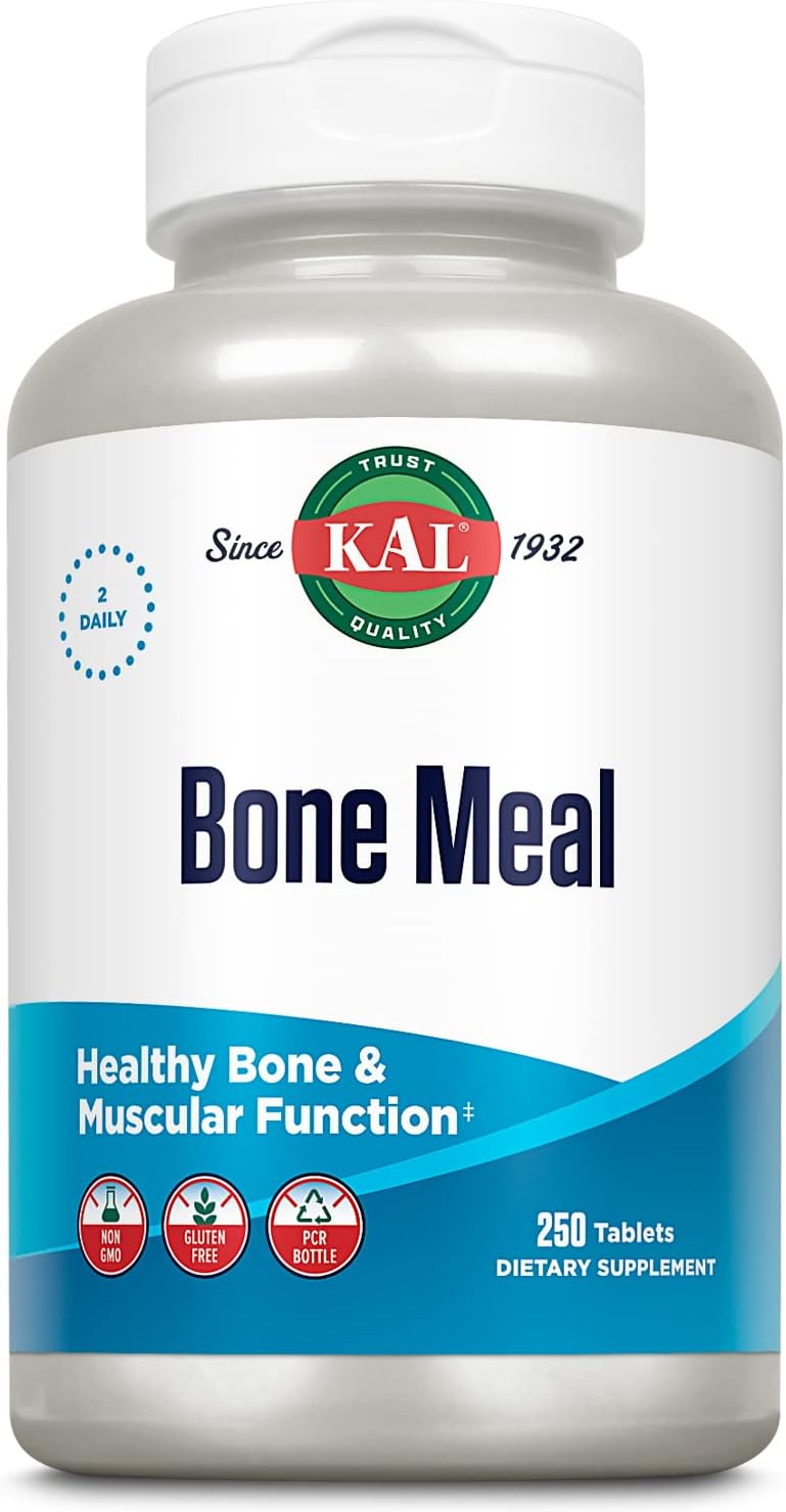 Amazon.com: KAL Bone Meal Tablets, Calcium Supplement w/Magnesium ...