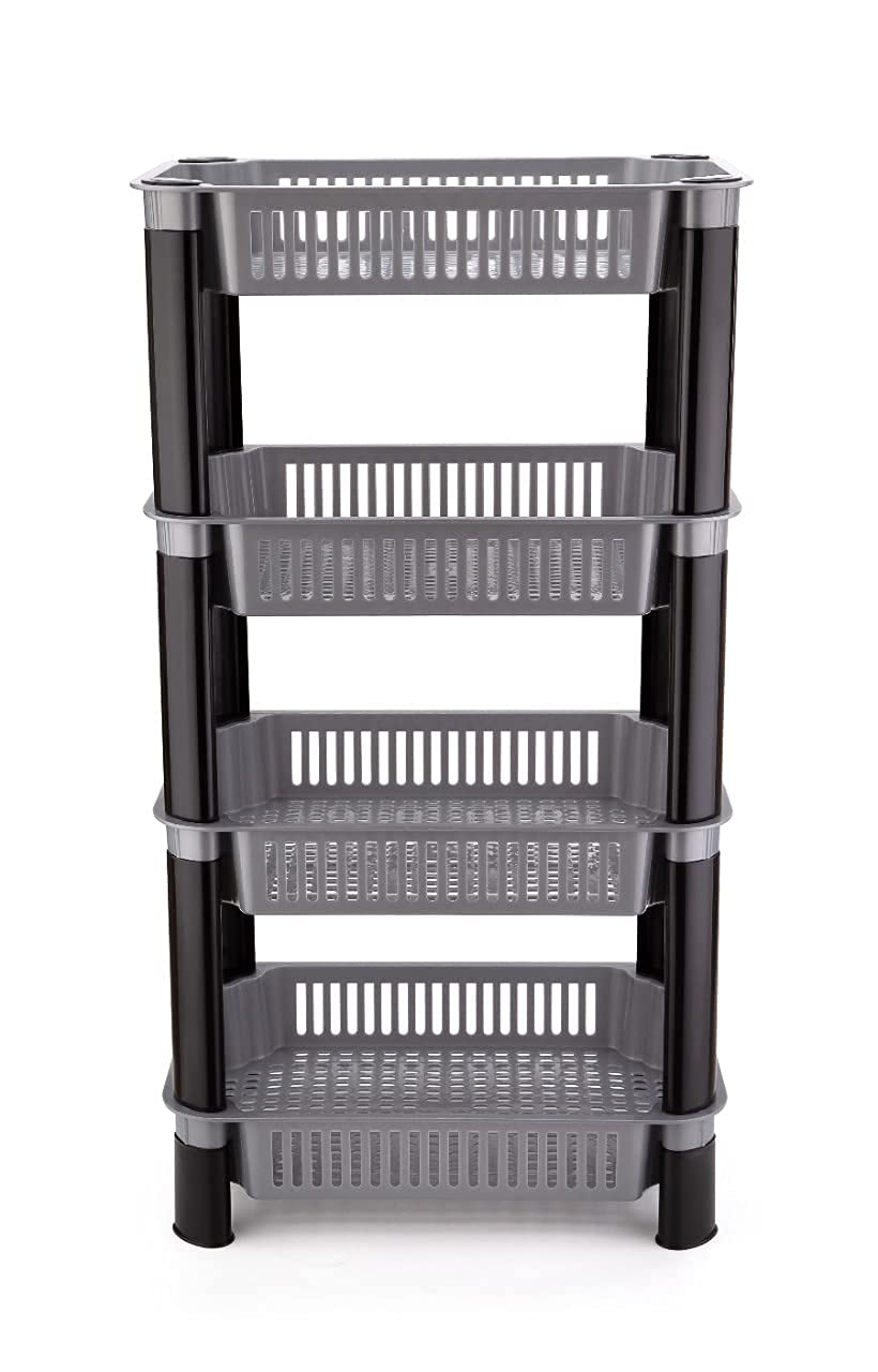 Kitchen Racks Plastic, Vegetable Basket Stand, Plastic Rack Office ...