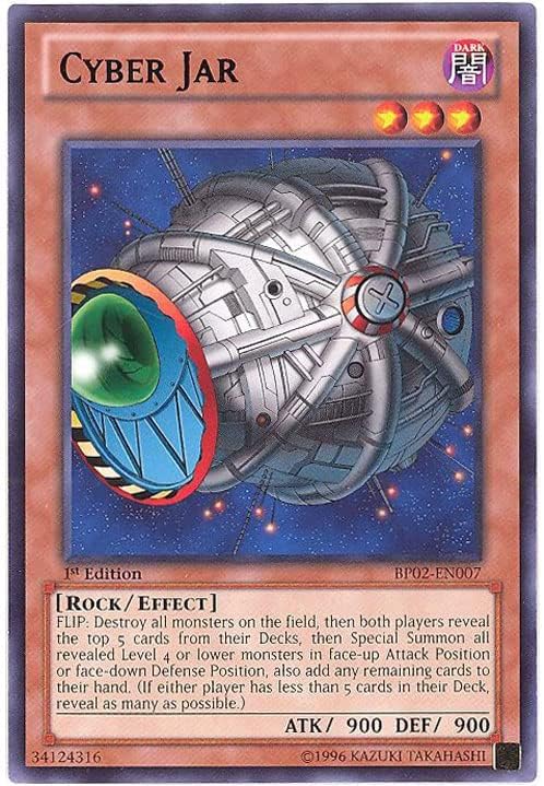 Amazon.co.jp | Yu-Gi-Oh! - Cyber Jar (BP02-EN007) - Battle Pack 2: War ...