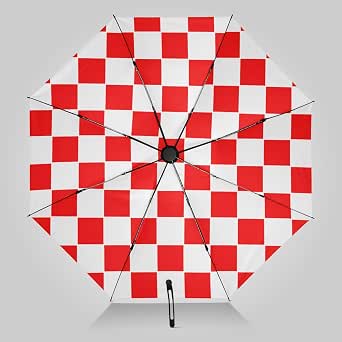 Amazon.com: UV Blocking Automatic Open Umbrella Classic-red-white ...
