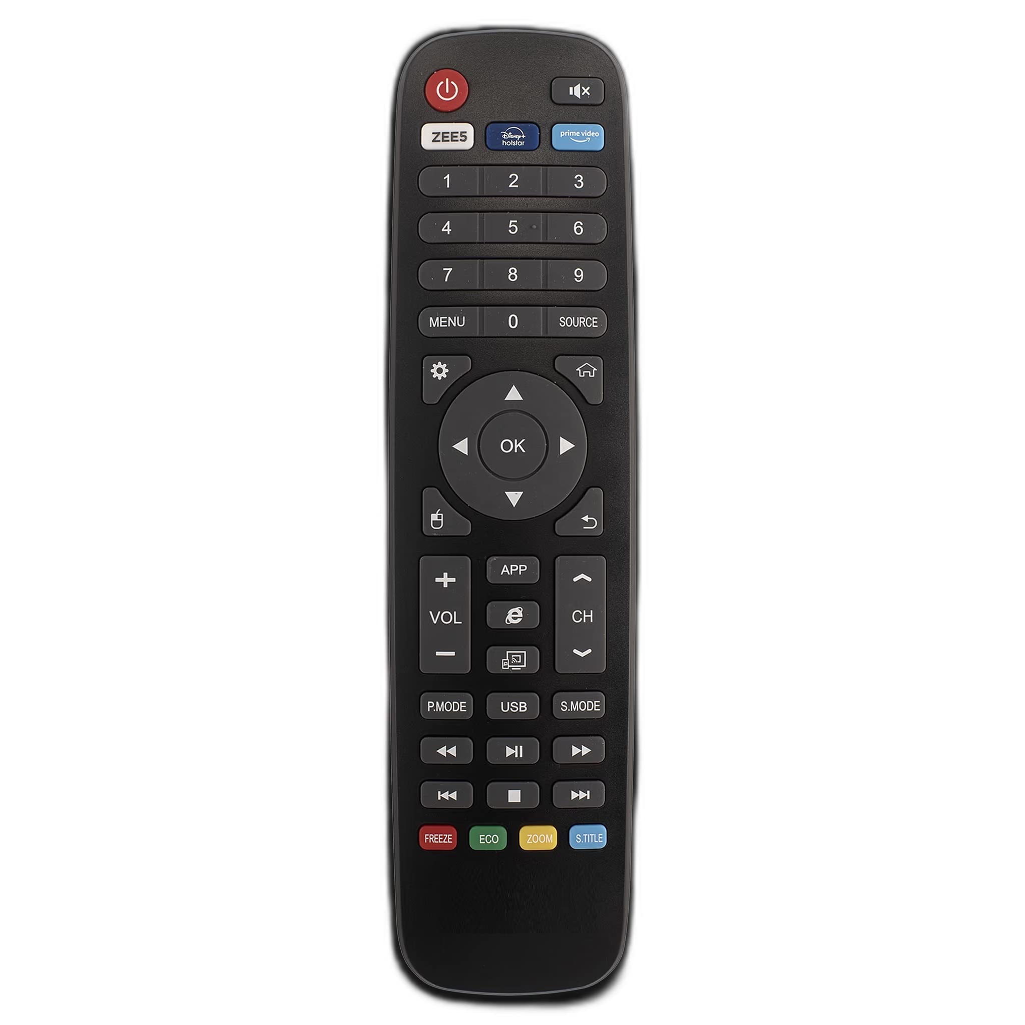 Buy HDF Television Remote Control Compatible for Hyundai SMTHY32HDB52YW ...