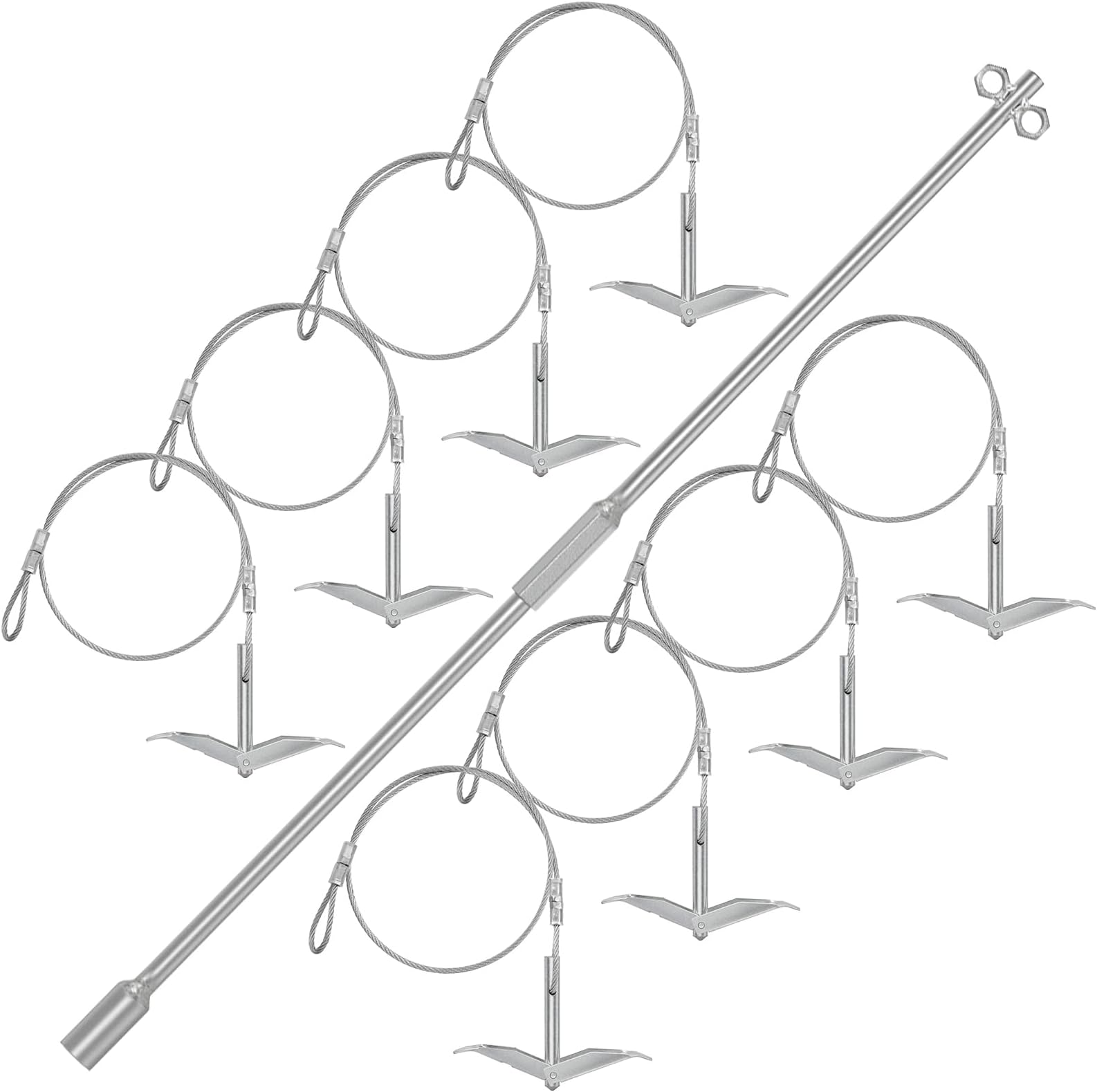 Amazon.com : 6-Pack Ground Earth Anchors with Drive Steel Tool - 30" x ...