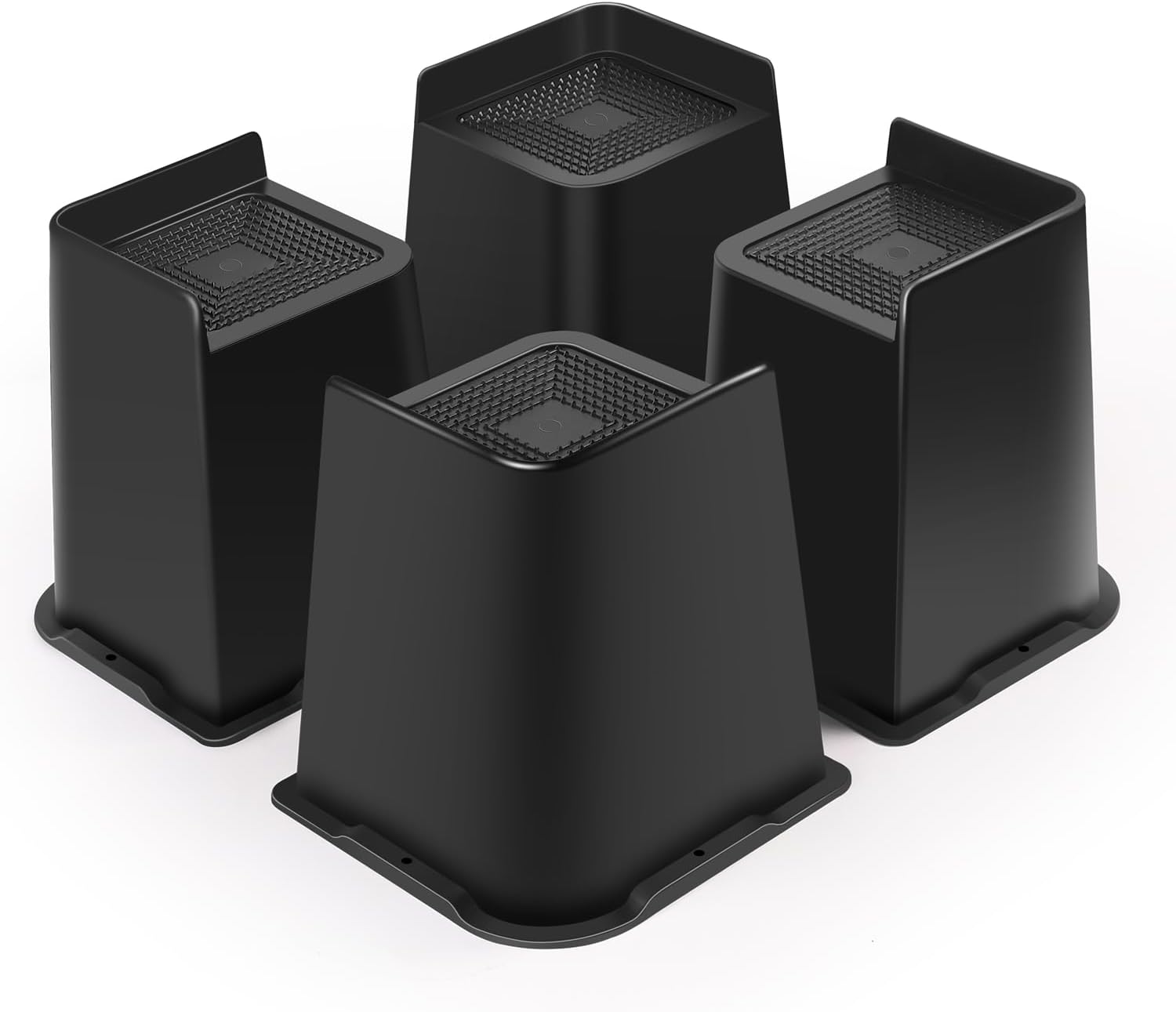 Amazon.com: Sunifier Bed Risers 6 inch Heavy Duty 4 Pack, L Shape ...