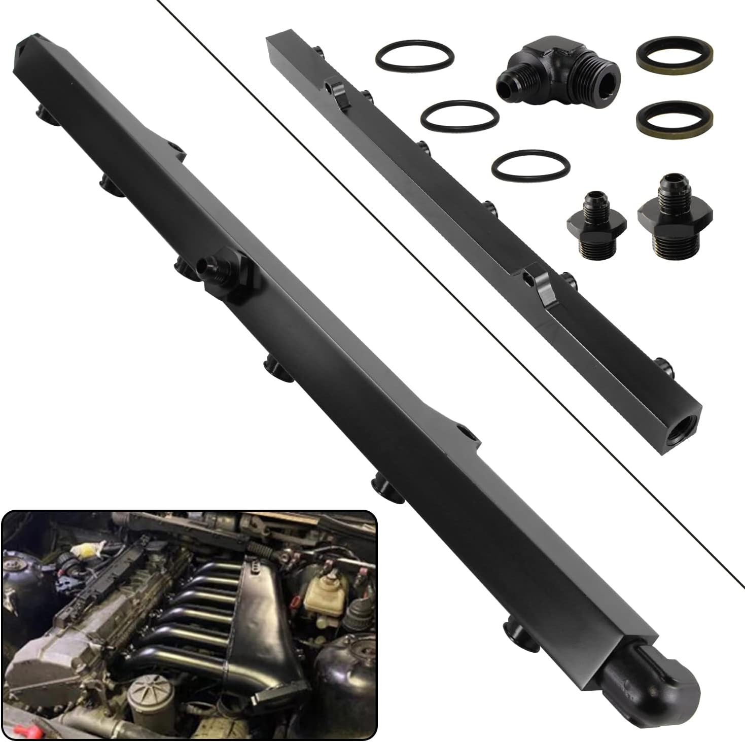Amazon.com: PKSABB High Flow Fuel Injector Rail for BMW 3-Series E36 ...