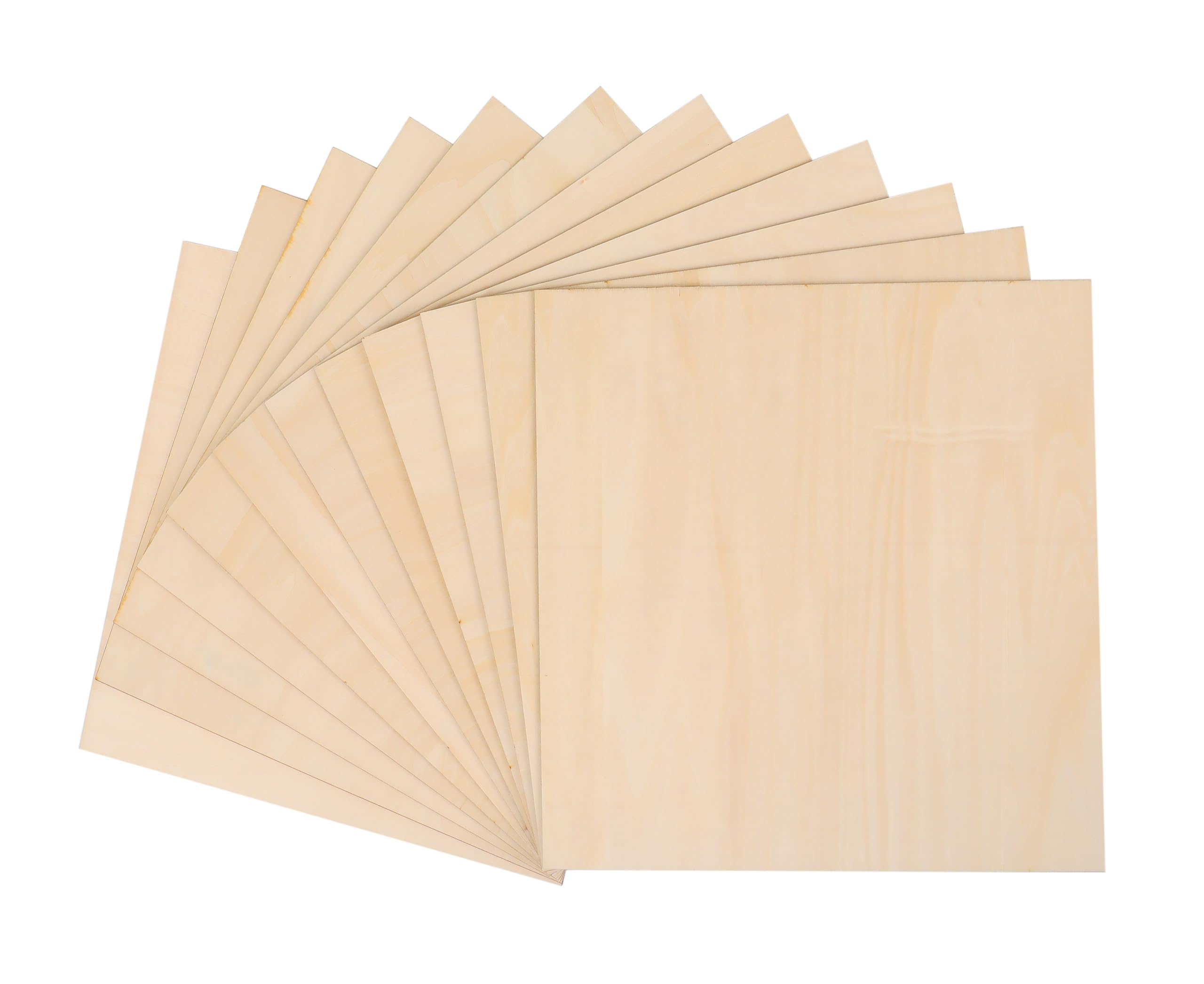 Snapklik.com : 12 Pack Basswood Sheets For Crafts,12 X 12 X 1/8 Inch ...