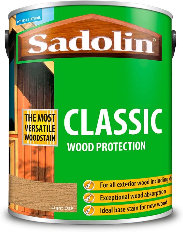 Sadolin Classic Wood Protection 1 litre - Light Oak : Amazon.co.uk: DIY ...