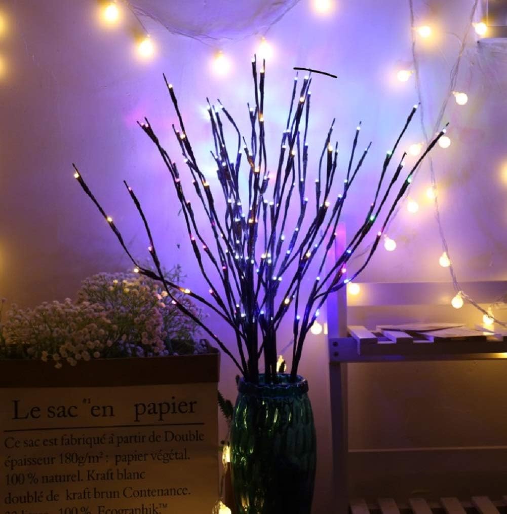 2 Pack Branch Lights - Led Branches Battery Powered Decorative Lights ...