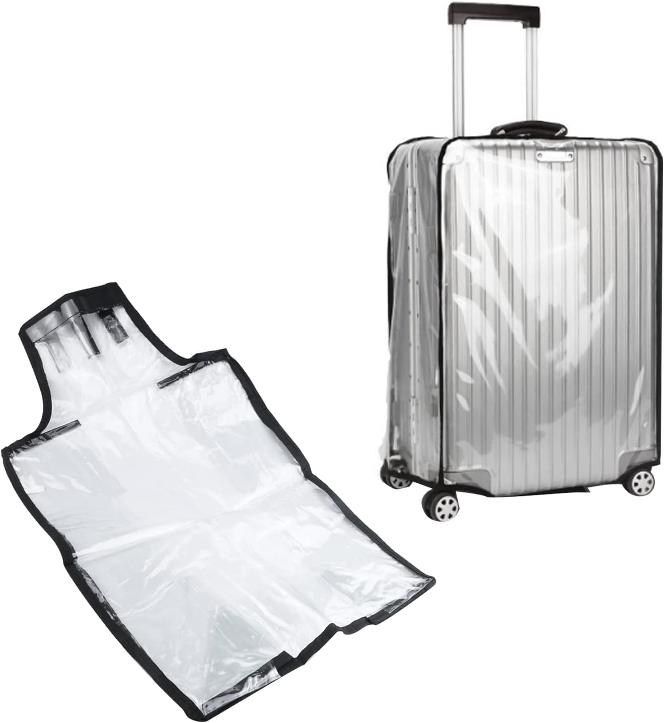 Amazon.com | LC LICTOP Luggage Protector Suitcase Cover 22Inch PVC ...