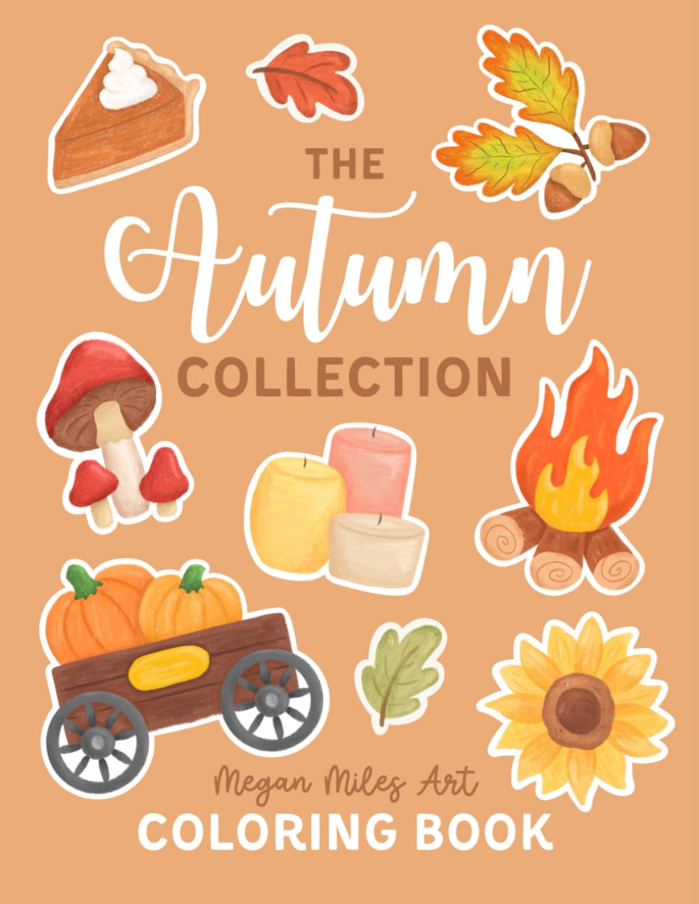 Amazon.com: The Autumn Collection Coloring Book: Collage-Style Designs ...