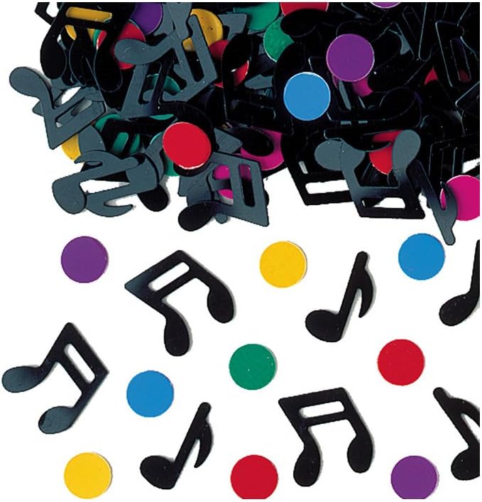 amscan International Music Note Confetti Rock and Roll : Amazon.co.uk ...