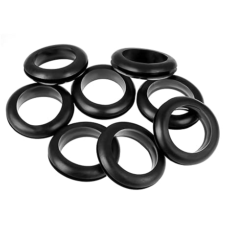 Prasacco 8 Pieces 2 Inch Rubber Grommet, 2" Large Rubber Grommet Rubber ...