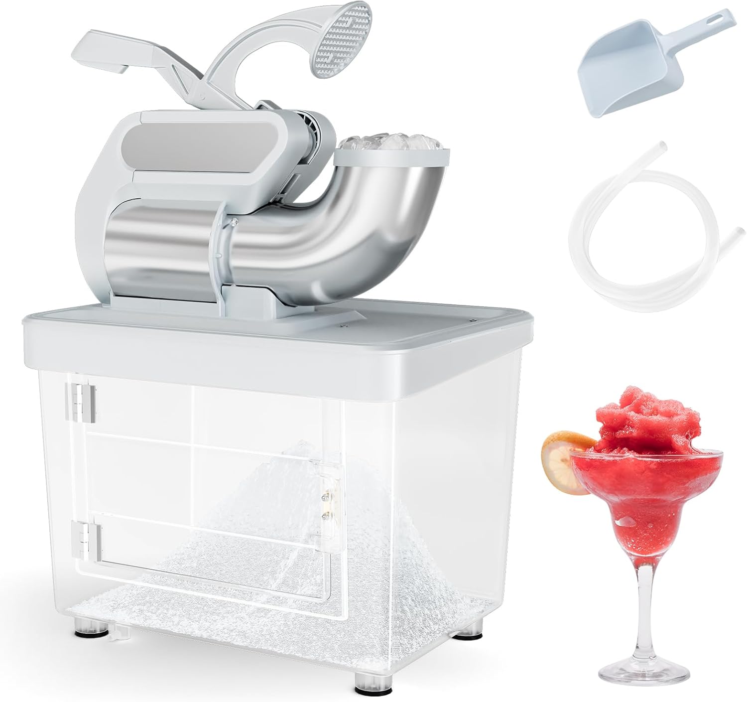 Amazon.com: SIMOE Commercial Snow Cone Machine 660 LBS/H, ETL Approved ...