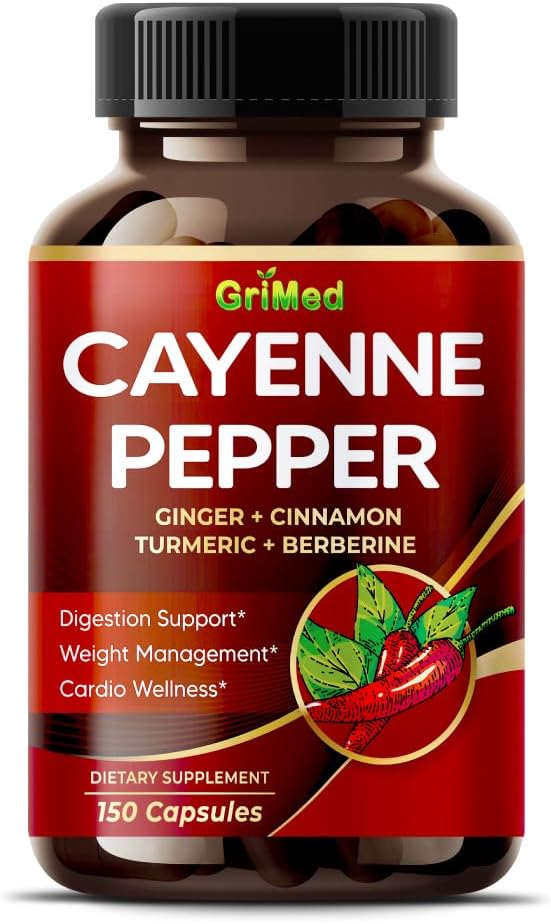 Amazon.com: Ultra Cayenne Pepper 20,200mg X15 Power with Ginger ...