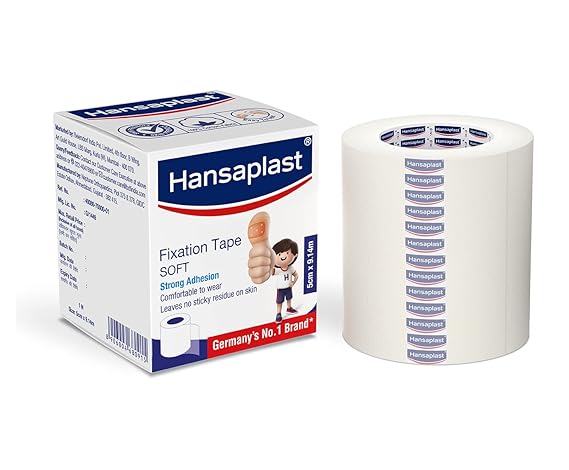 Hansaplast Fixation Tape, Adhesive tape for medical | 100% Cotton ...