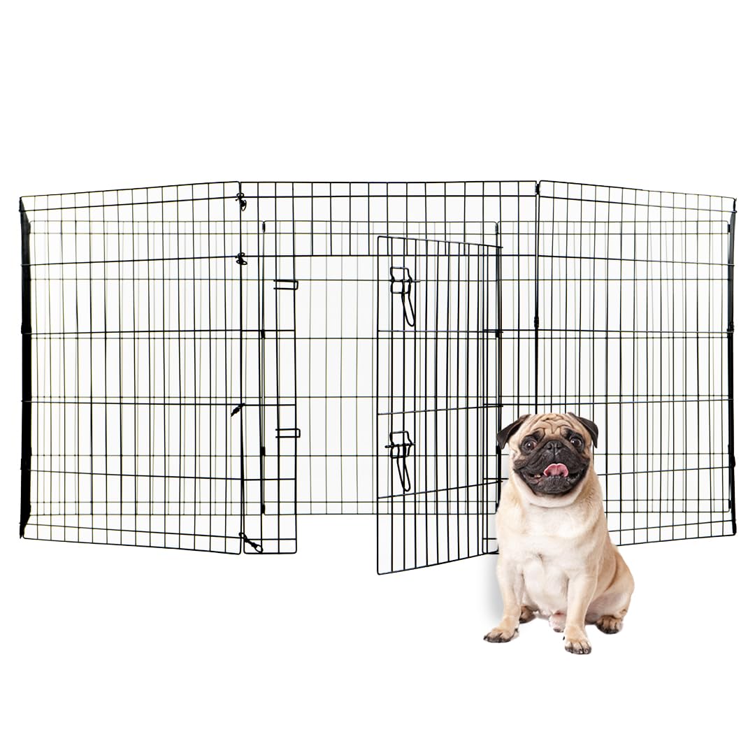 LEVEL HOME | Corral para Perros Expandible con Puerta de 76cm de Alto ...